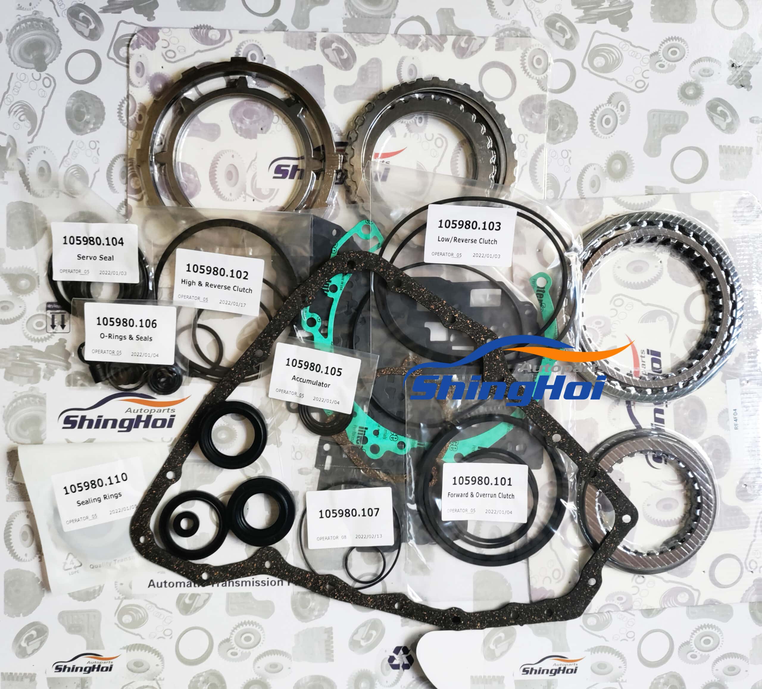 RE4F04A Transmission Rebuild Kit for INFINITI I30 NISSAN ALTIMA AVENIR - Sheng Hai Auto Parts Co ...