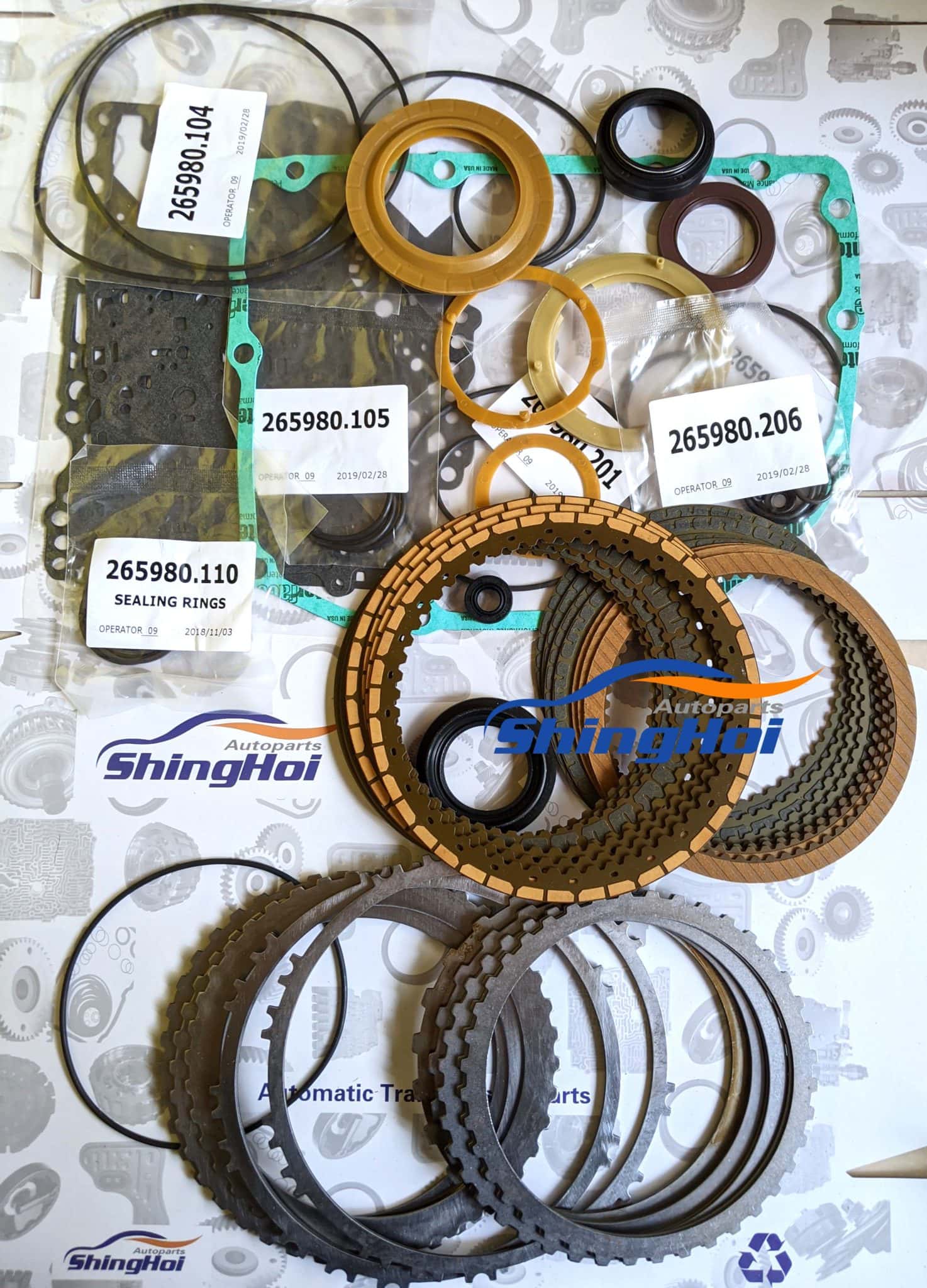 AWF6F25 TF-72SC TF72SC Transmission Master Rebuild Kit - Sheng Hai Auto ...