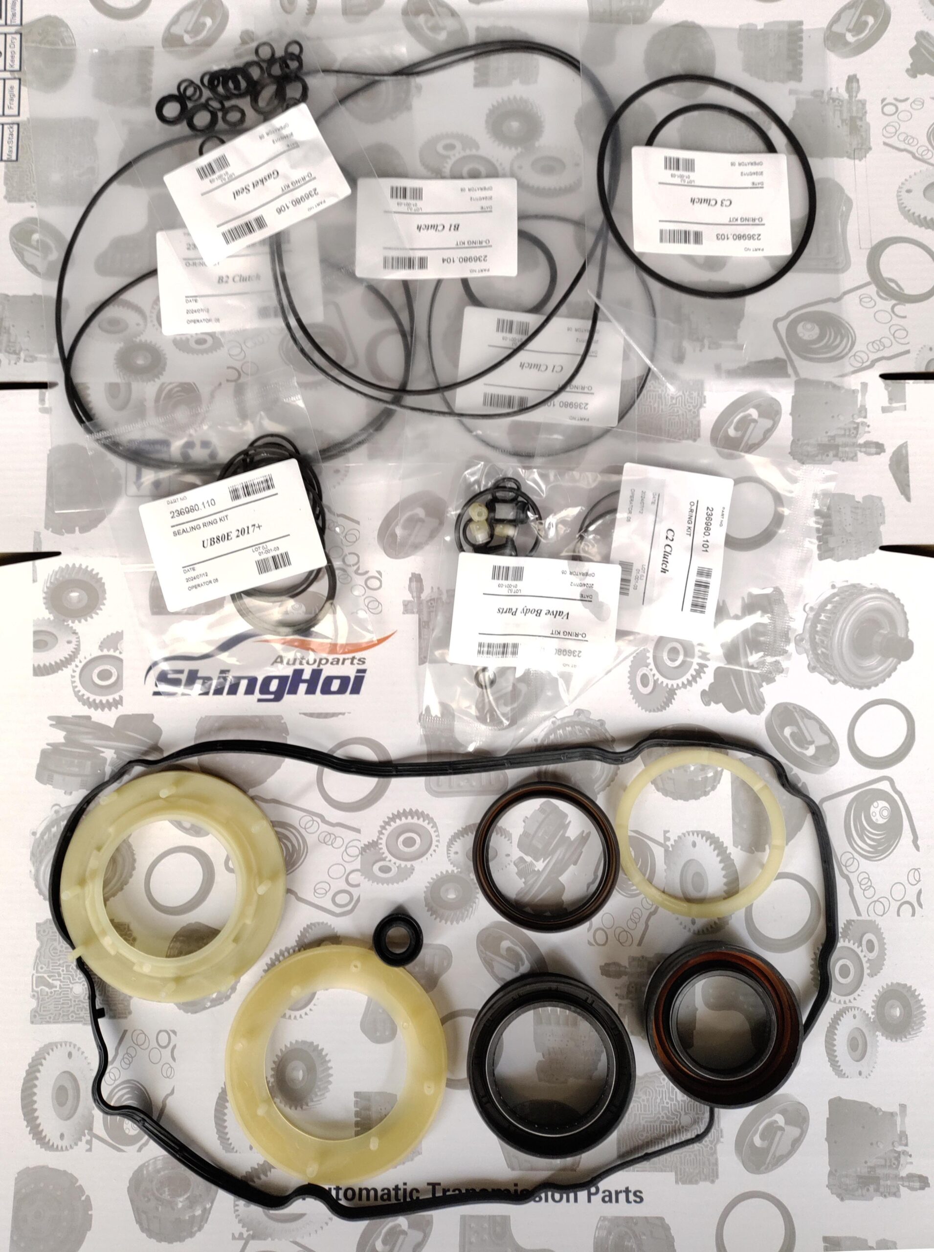 UB80E UB80F Transmission Overhaul Gasket Kit - Sheng Hai Auto Parts Co., LTD.