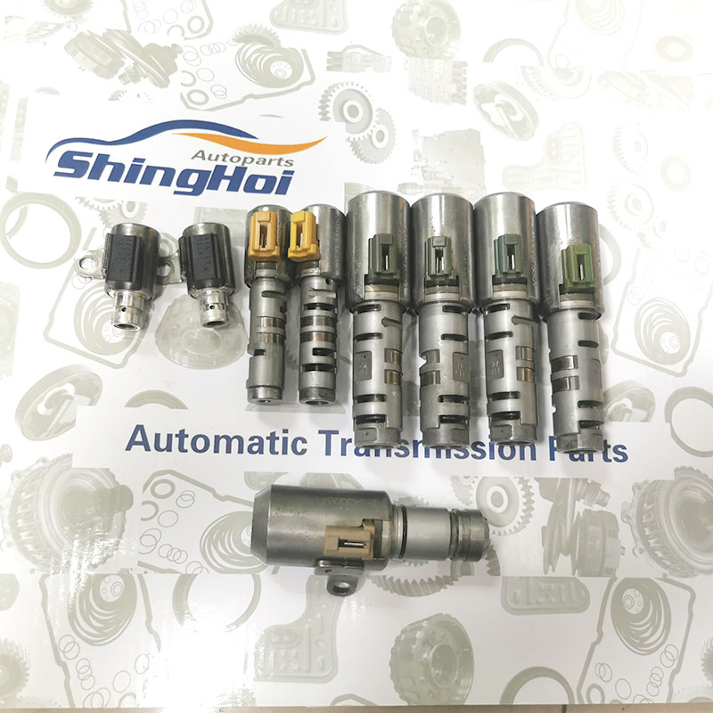 GA6F21 AW6F25 TF-72SC Transmission Solenoid Kit 9PCS/SET - Sheng Hai ...