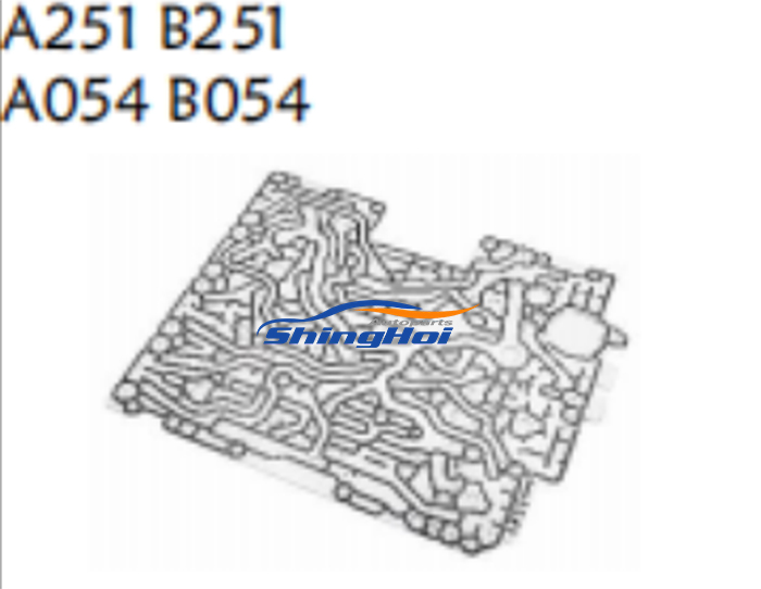 1087327189 0501227251 8HP Valve Body Separator Plate (A251 B251 A054 ...